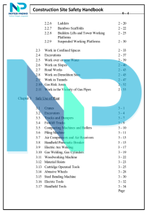Construction Site Safety Handbook | PPE, Fire & Accident Prevention ...