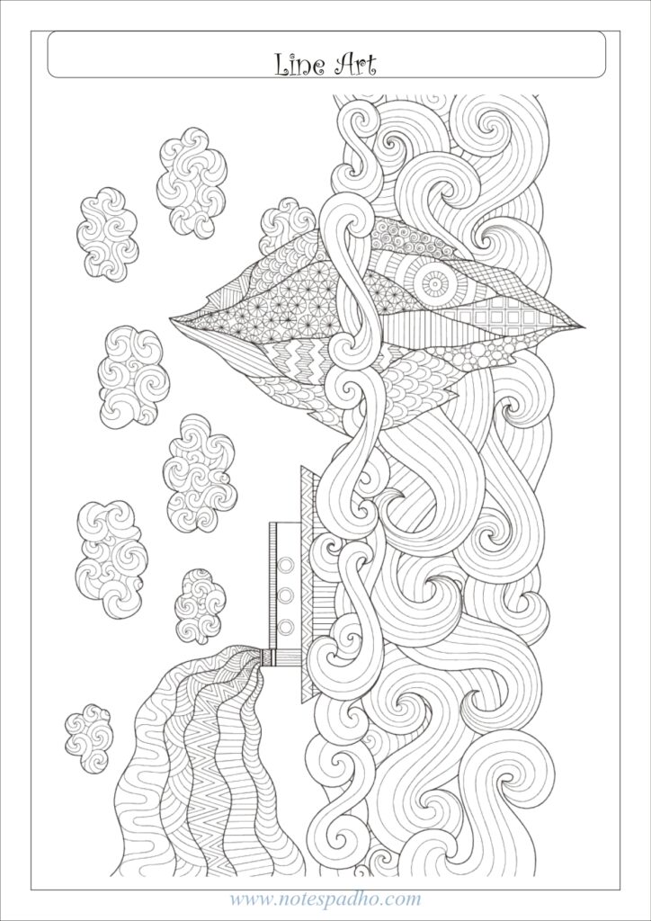 500+ Best Drawing & Coloring Worksheets for Kids - Notes Padho