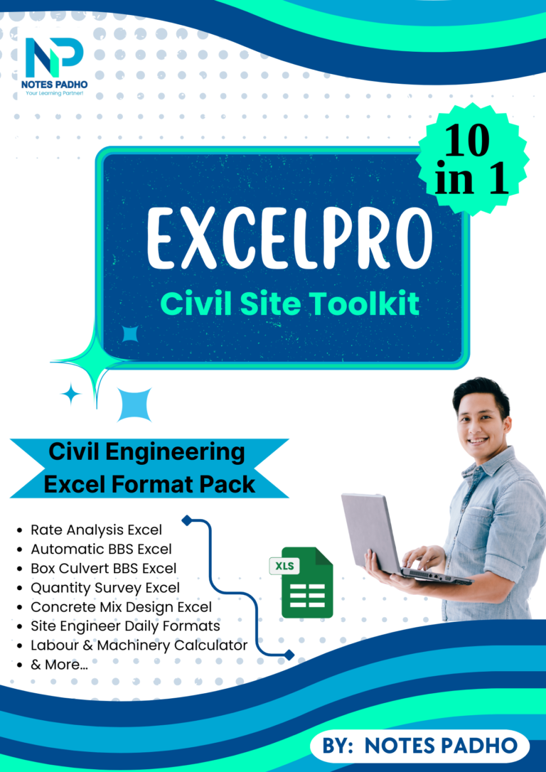 Civil Engineering Excel Templates | BBS, Estimation & Rate Analysis ...